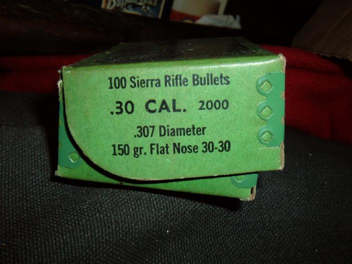 Sierra .307 (30-30) Bullets 150 Gr For Sale at GunAuction.com - 9033476