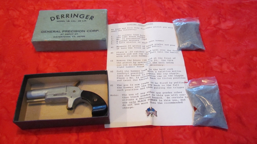 Vintage Percussion .22 Cal. Model 10 Derringer For Sale at GunAuction ...