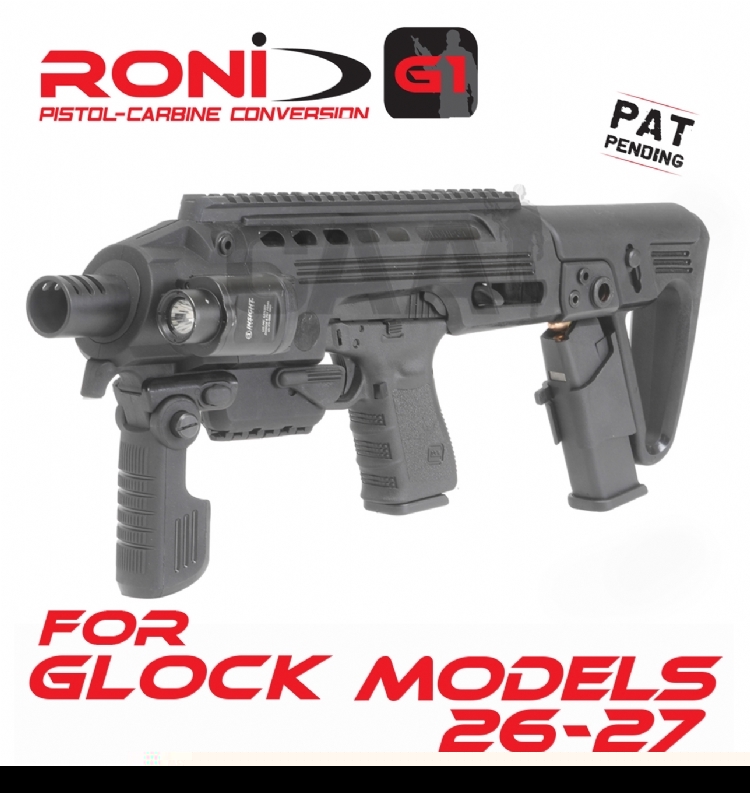 Roni-G1 Caa Pdw Conversion Kit For Glock 26, 27 For Sale at GunAuction ...