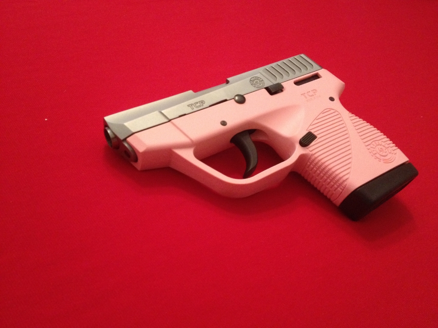 Taurus PT-738 TCP .380 auto - PINK w/Stainless & 2 Mags 380 acp Semi ...