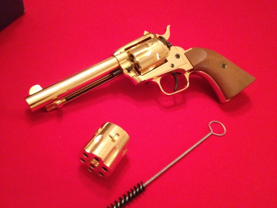 FIE Buffalo Scout E15 Gold - Yellow Rose Combo Revolver (Unfired ...