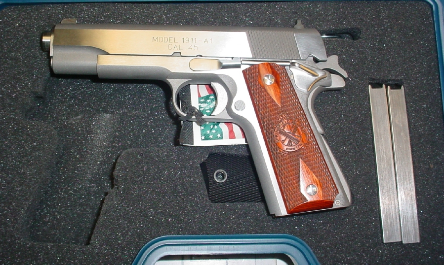 Springfield 1911 Stainless Mil Spec Package .45 Acp For Sale at ...