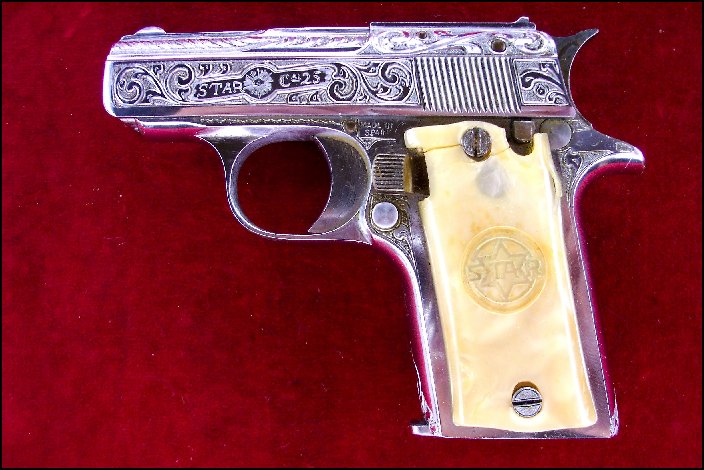 Star Co 25 Cal, Factory Engraved---Nib For Sale at GunAuction.com - 6980860