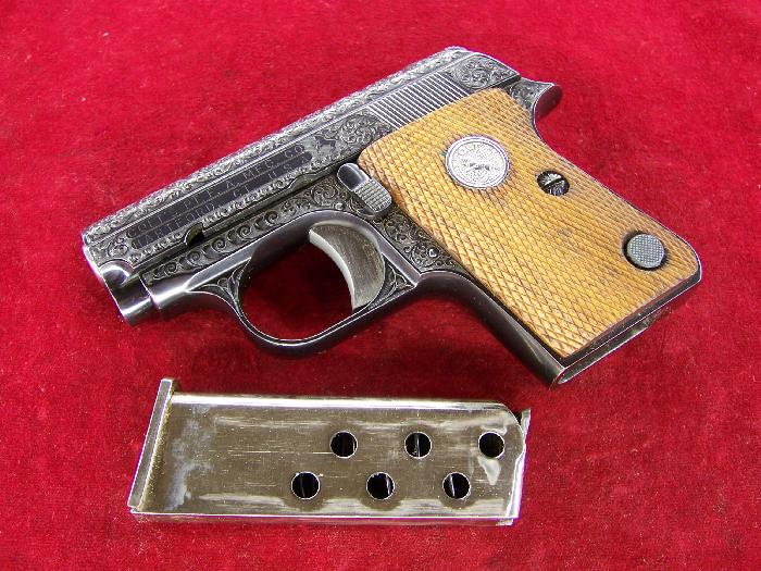Colt Junior 25 Caliber--Custom Engraved--Very Nice For Sale at ...