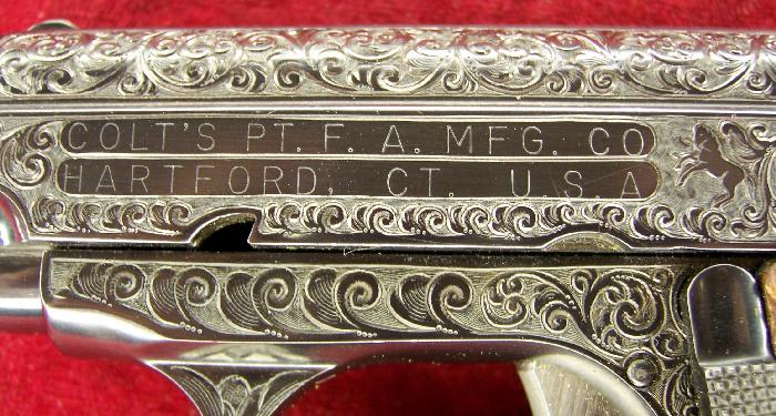 Colt Junior 25 Caliber--Custom Engraved--Very Nice For Sale at ...