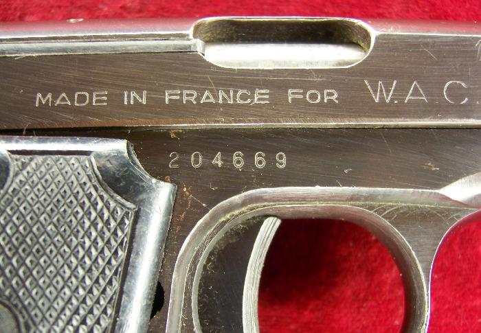 Mab Model A 25 Caliber Pocket Pistol--Excellent For Sale at GunAuction ...