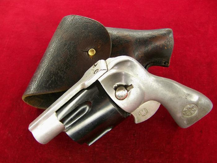 Manville Tear Gas Revolver--5 Shot--12 Gauge With Holster For Sale at ...