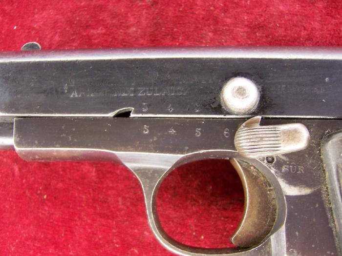 Spanish Ruby 7.65mm French Military Accepted With Matched Magazine For ...