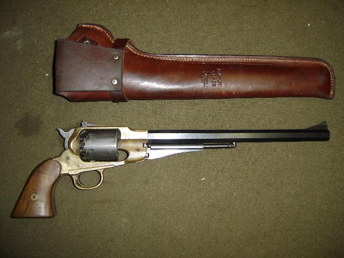Remington 1858 Style Revolver 12 In. Barrel Dragoon-.44 Cal. With ...