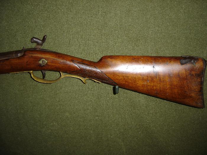 Antique Muzzleloader 16 Ga. Percussion Carbine- Very Nice For Sale at ...