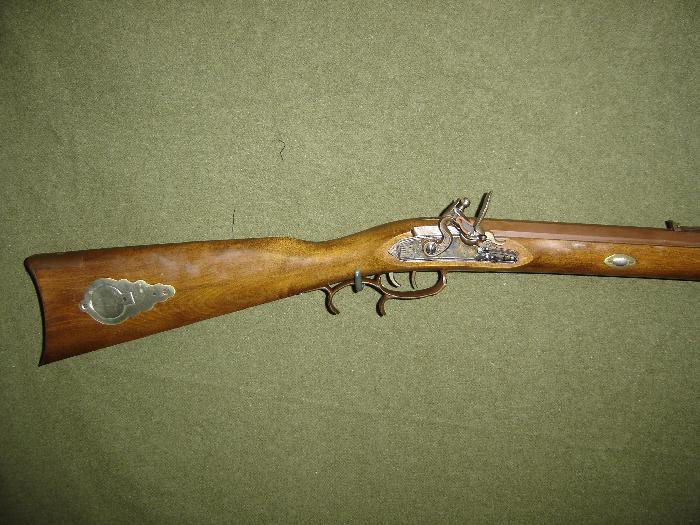 Cva Flintlock Target Rifle .45 Cal Halfstock Muzzleload W/ Double Set ...