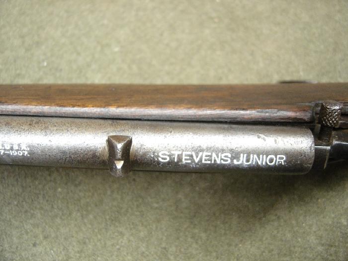Stevens Junior Model 11 .22 Long Rifle-Single Shot Boy`S Rifle-1907 For ...