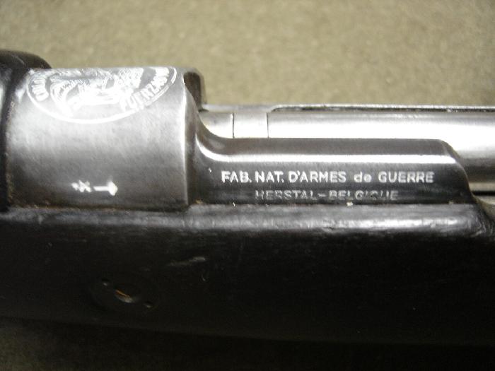 Model 1924 Columbian Mauser Fn Made-All Matching-Beautiful Crest, In 30 ...