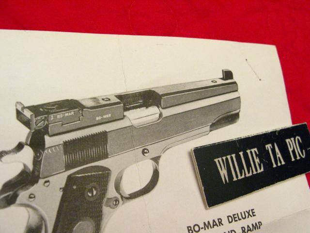 Bomar Tuner Target Rib With Sights For 1911 Type For Sale at GunAuction ...