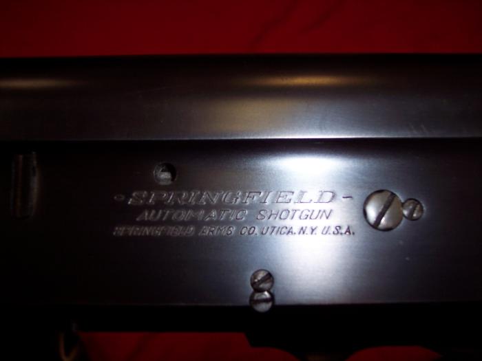Savage Springfield Auto Five 12 Gauge Shotgun, Almost New Solid Rib ...