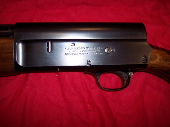 Savage Springfield Auto Five 12 Gauge Shotgun, Almost New Solid Rib ...