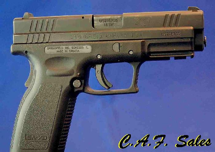 Springfield Armory (Geneseo, Il) Model Xd-40 Service Semi-Automatic ...