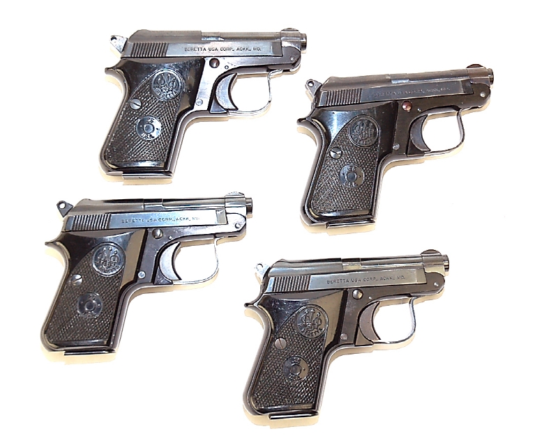 Beretta Lot Of 4 Model 950 Bs Jetfire Semi Auto Pistols For Sale at ...