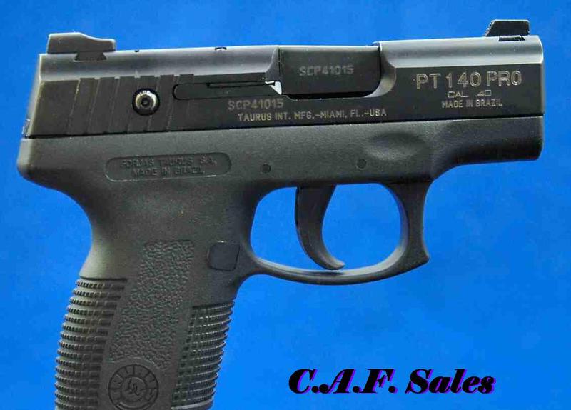 Taurus Model Pt140 Pro .40 S&W Semi-Auto Pistol For Sale at GunAuction ...