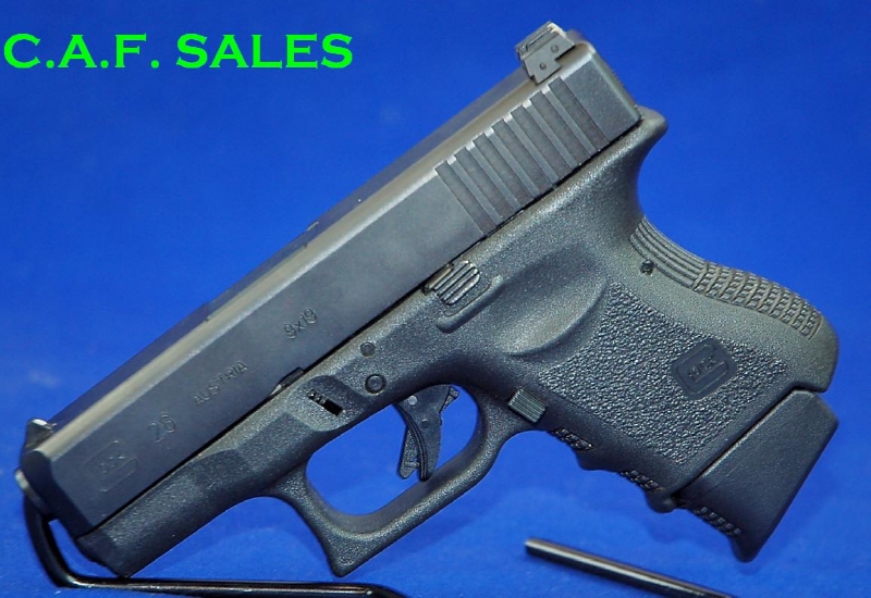 Glock Model 26 9mm Semi-Auto Pistol For Sale at GunAuction.com - 10707260