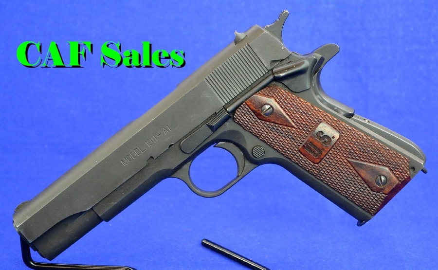 Springfield Armory (Geneseo, Il) Model 1911-A1 Gi .45 Acp Semi-Auto For ...