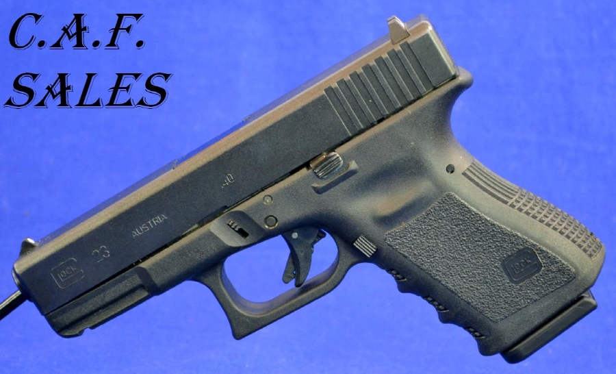 Glock Model 23 Gen3 .40 S&W cal. Semi-Auto Pistol (HC)
