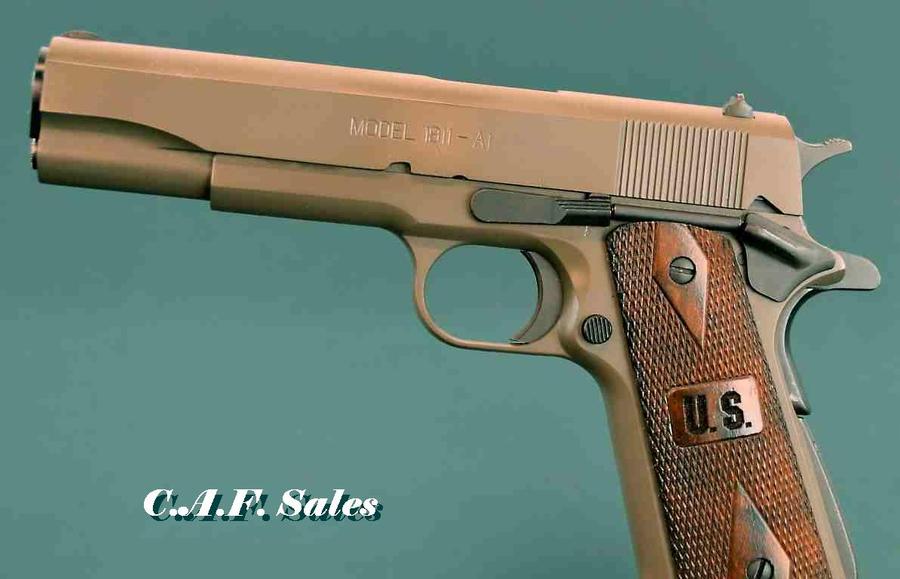 Springfield Armory (Geneseo, Il) Model 1911-A1 Gi .45acp Semi-Auto ...