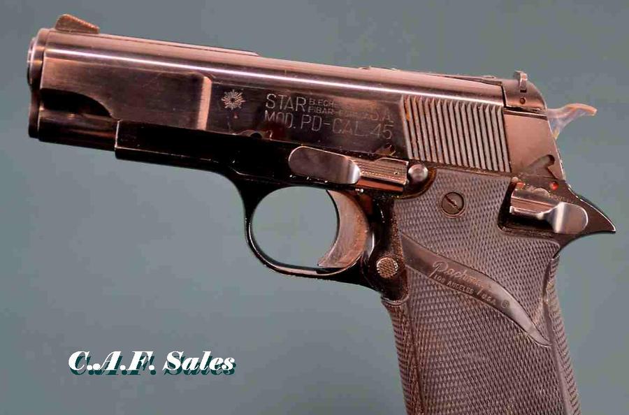 Star Model Pd .45acp Semi-Auto Pistol For Sale at GunAuction.com - 12698482