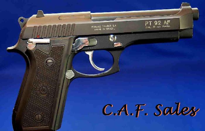 Taurus Model PT92 AF 9mm Semi-Automatic Pistol