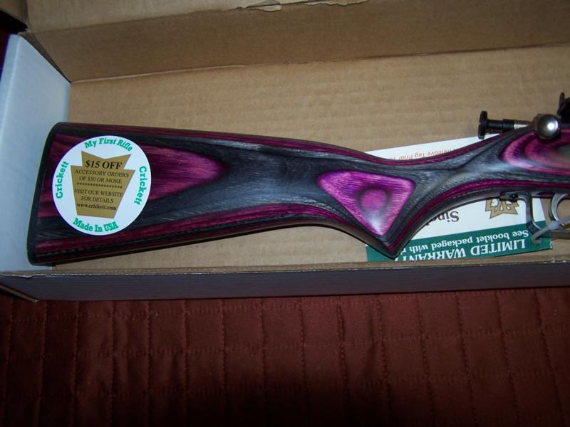 Crickett .22 Lr Youth Rifle With Purple Laminated Stock New For Sale at ...