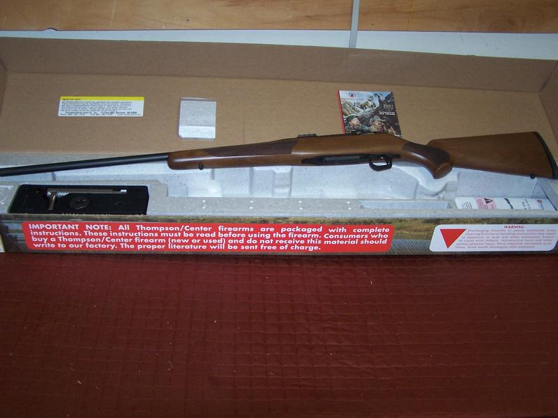 Thompson Center Icon Field .243 Win Checkered Walnut Factory New For ...