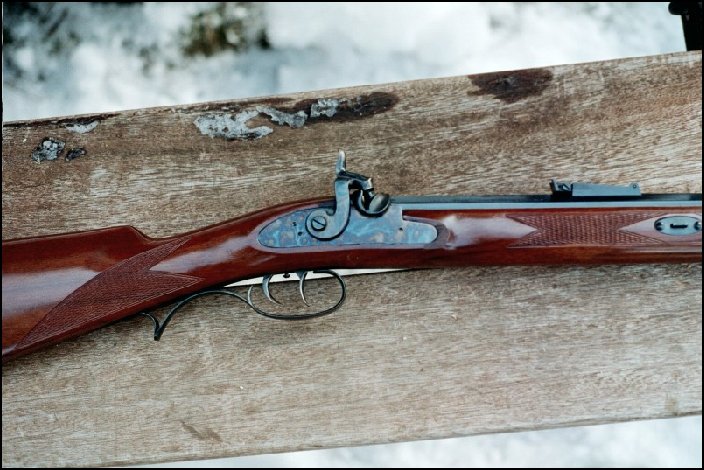 Italian .50 Cal Replica Hawken Patch Ball Rifle For Sale at GunAuction ...