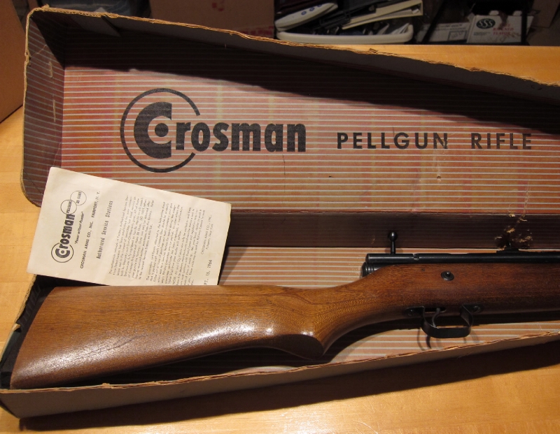 Antique Crosman Model 180 Co2 Pellet Rifle For Sale at GunAuction.com ...