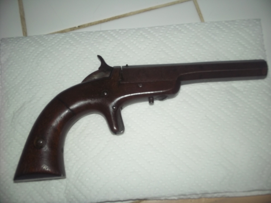 bacon mfg co 32 rimfire single shot center hammer pistol