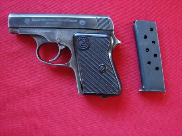 Cz 45 Pistol .25 Cal. Dao C&R Mfg. 1948 No Reserve For Sale at ...