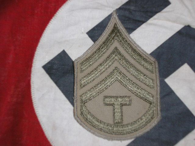 Super Scarce Ww2 Tech-3 Chevrons- Od/Khaki For Sale at GunAuction.com ...