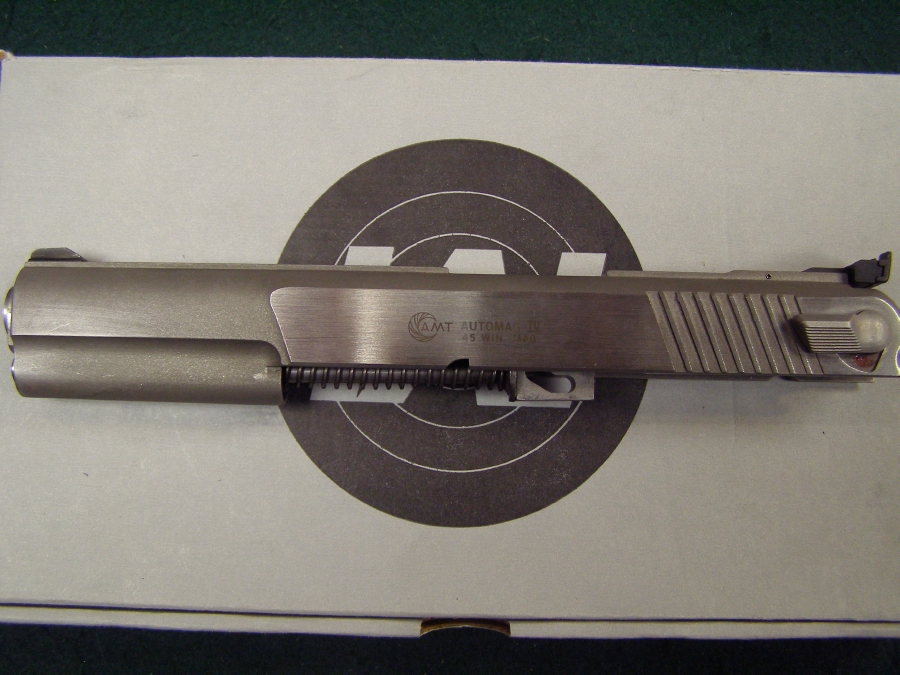 Amt Iai Auto Mag Automag 4 Iv .45 Win Mag Slide For Sale at GunAuction ...