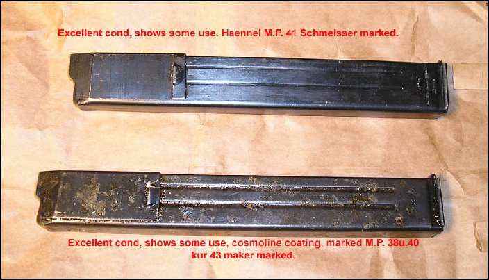 Mp40 Mp 40 Schmeisser Magazines Wwii Original For Sale at GunAuction ...