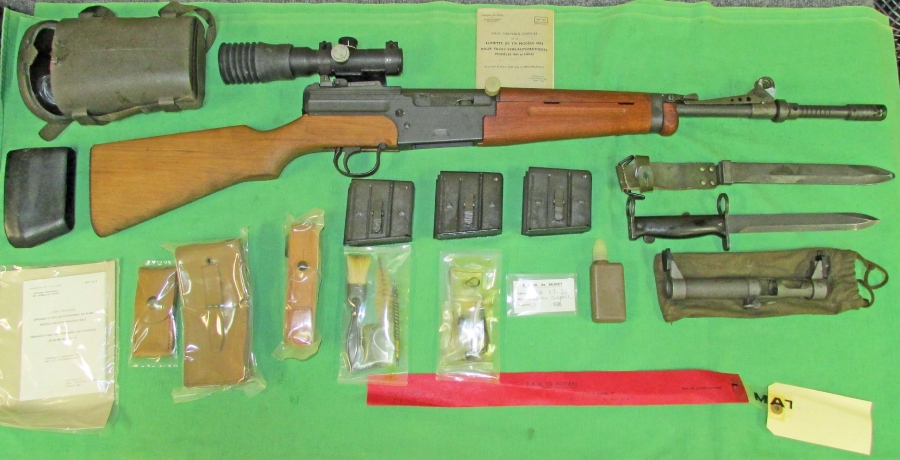 French Mas 49/56 Sniper Rifle,7.5 ,Mint,W/Accys For Sale at GunAuction ...