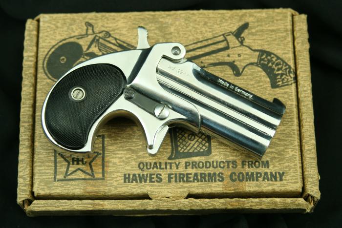 Hawes O/U .22 Lr Western Derringer Nickel - In Box For Sale at ...