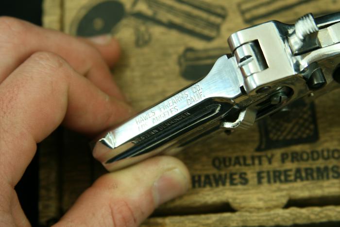 Hawes O/U .22 Lr Western Derringer Nickel - In Box For Sale at ...