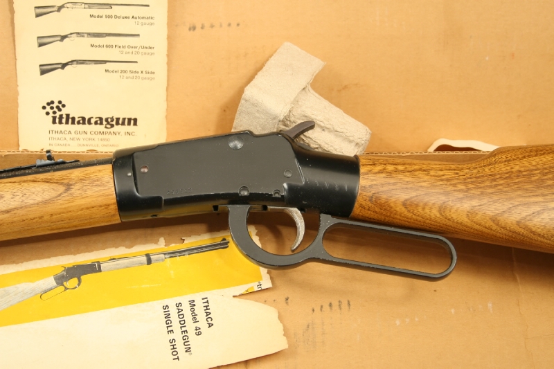 In The Box - Ithaca Model 49 Lever Action Single Shot .22 S, L, Lr - No ...