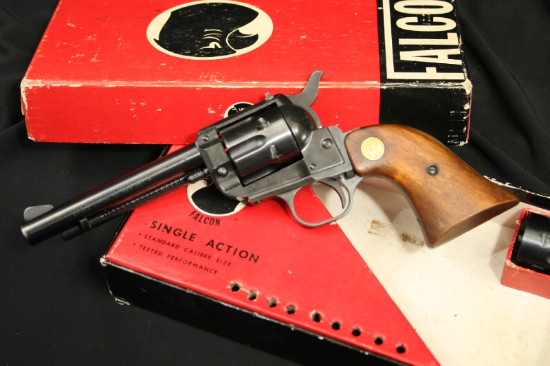West German Made Falcon Single Action Army .22 Lr With .22 Mag ...