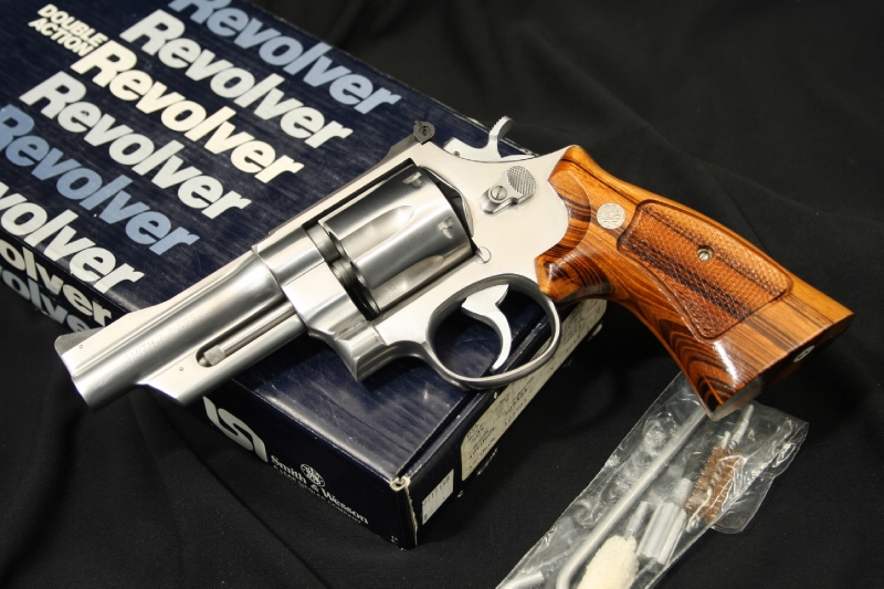Smith And Wesson Model 624 4 Stainless S&W .44 Special Revolver - In ...