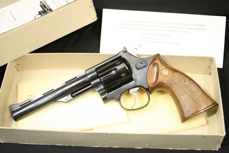 Llama .357 Magnum 6" Double Action Revolver - In The Box For Sale at ...