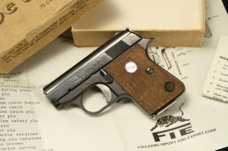 F.I.E. Model A27 “The Best” Firearms Imp. & Exp. Corp. 25 Acp Semi Auto ...