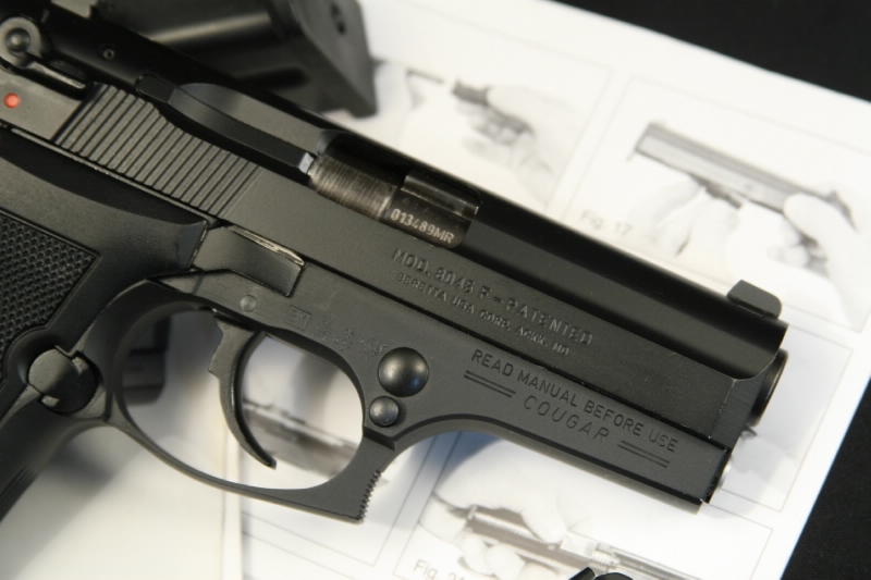 Beretta Cougar Model 8045 F Double Action Semi-Auto Pistol With 2 ...