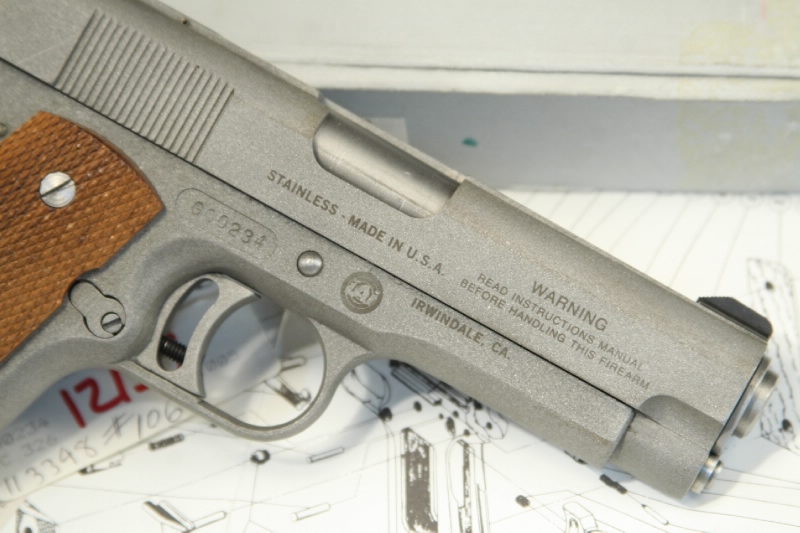 Stainless Irwindale Arms (Iai) Skipper, Compact 1911 .40 S&W Semi Auto ...