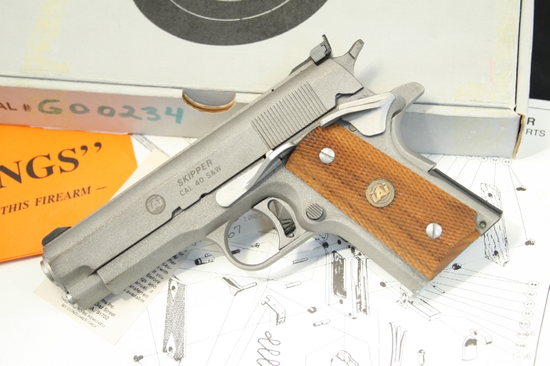 Stainless Irwindale Arms (Iai) Skipper, Compact 1911 .40 S&W Semi Auto ...
