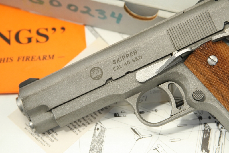 Stainless Irwindale Arms (Iai) Skipper, Compact 1911 .40 S&W Semi Auto ...